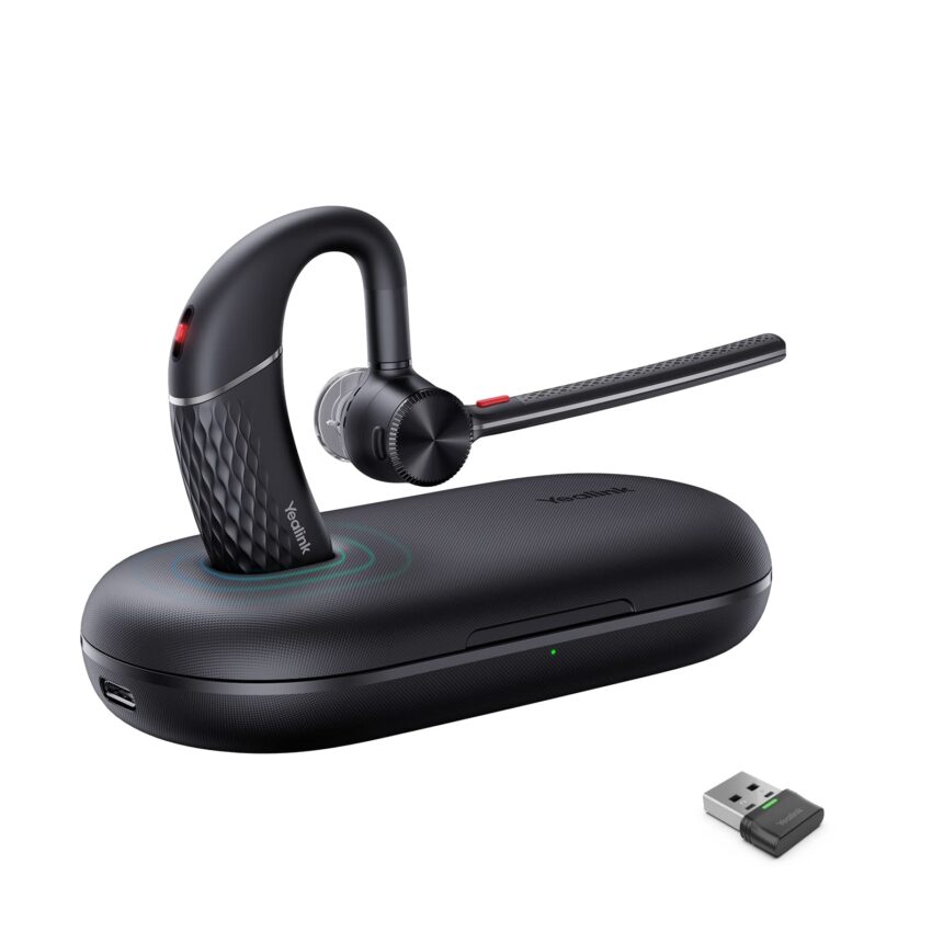 Yealink BH71 Pro Bluetooth wireless headset system with portable ...